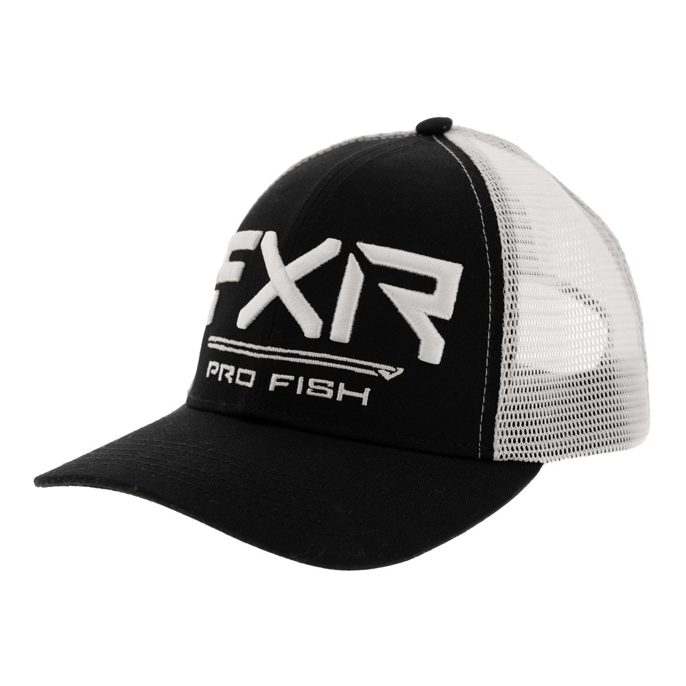 Бейсболка FXR Pro Fish, Black/Bone, 2023