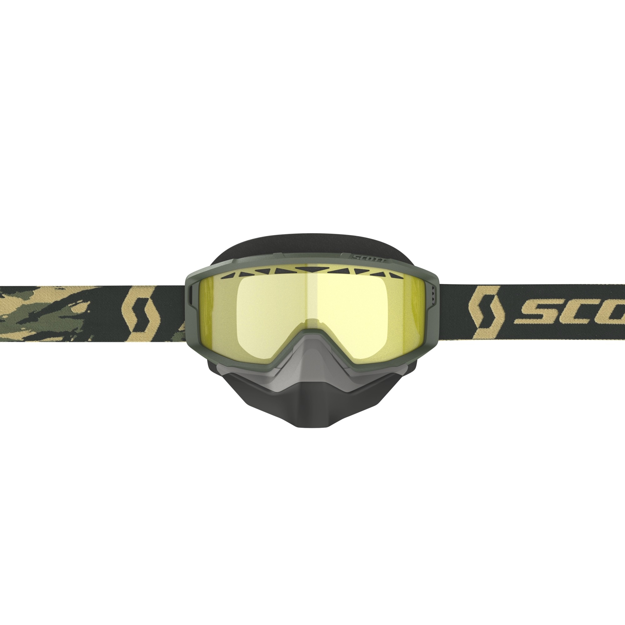 Очки SCOTT Primal Snow Cross, Camo/Kaki/Yellow, 2021