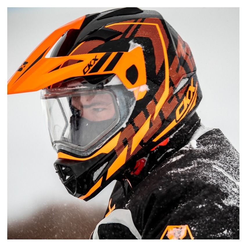 Шлем с подогревом CKX Quest RSV EDL, Orange, 2023: от 44 900