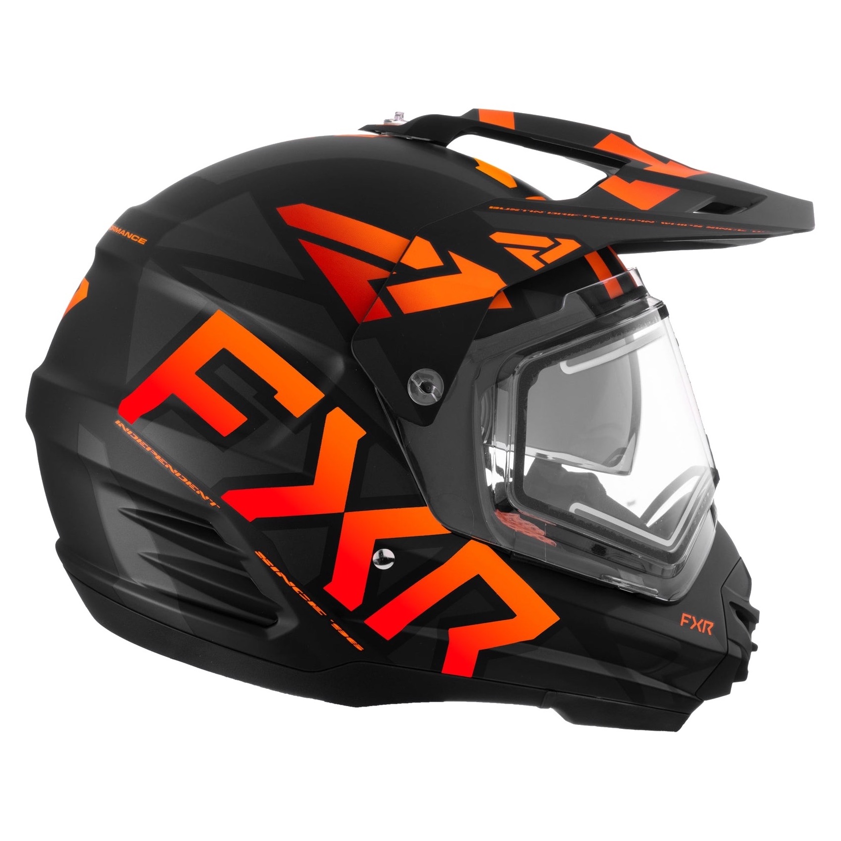 Шлем с подогревом FXR Torque X Team, Blk/Orange, 2023: от 50 430