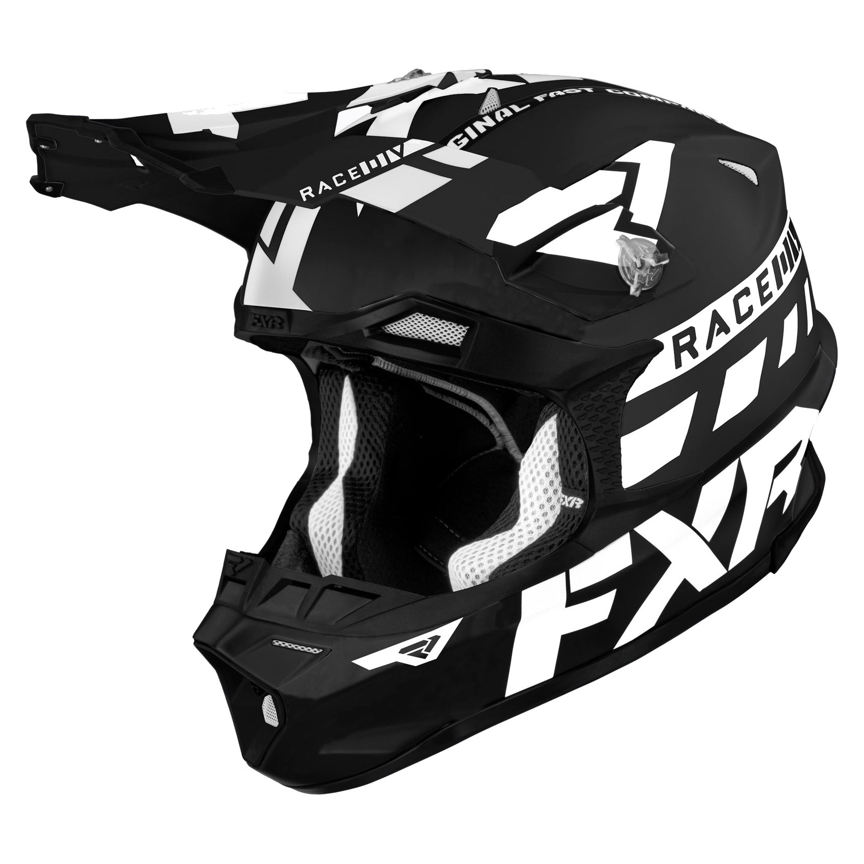 Шлем FXR Blade Race Div, Black/White, 2022: от 37 850