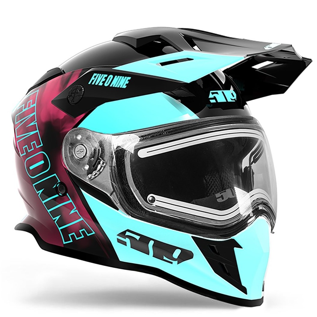 Шлем с подогревом 509 Delta R3L, Teal Maroon Galaxy, 2022