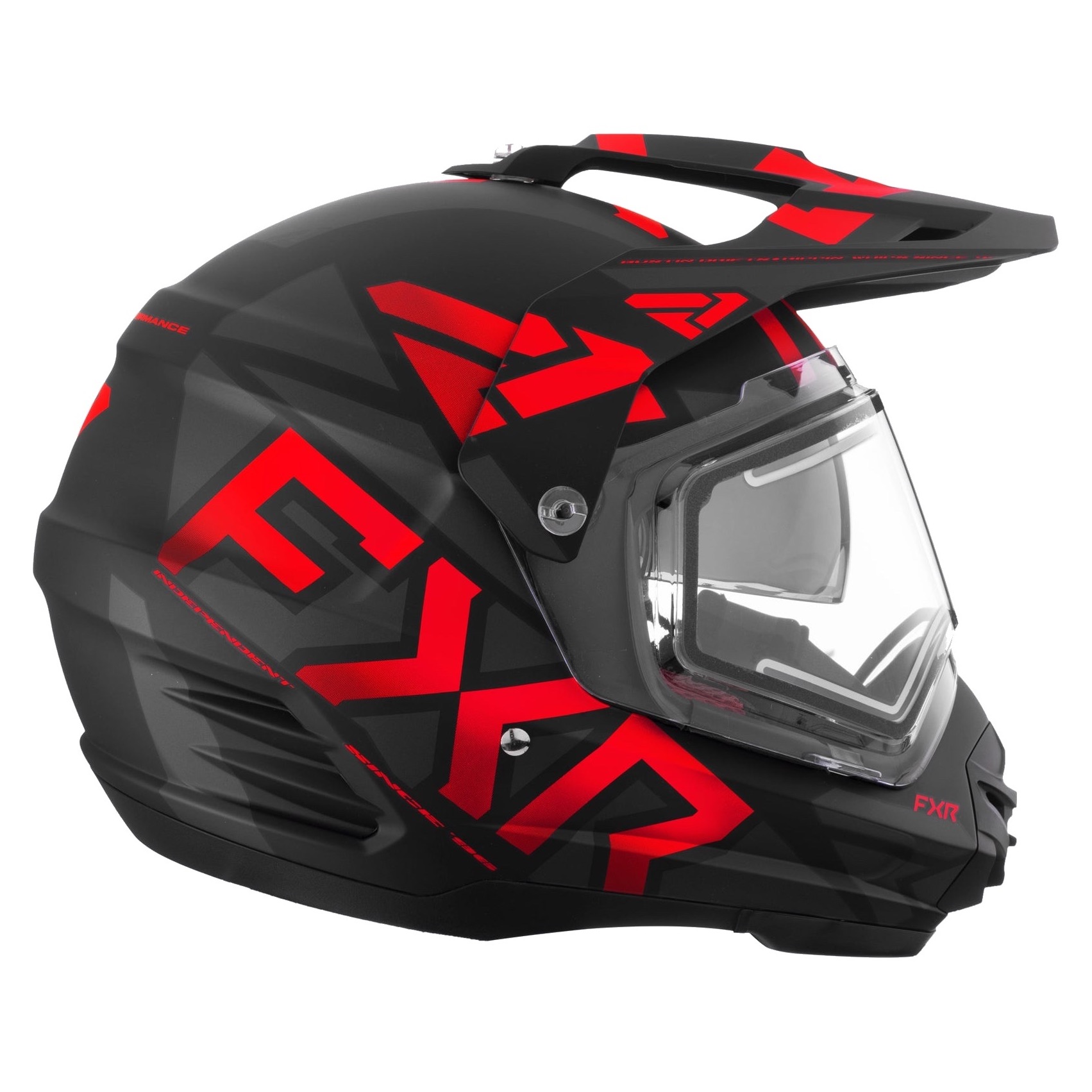 Шлем с подогревом FXR Torque X Team, Black/Red, 2023