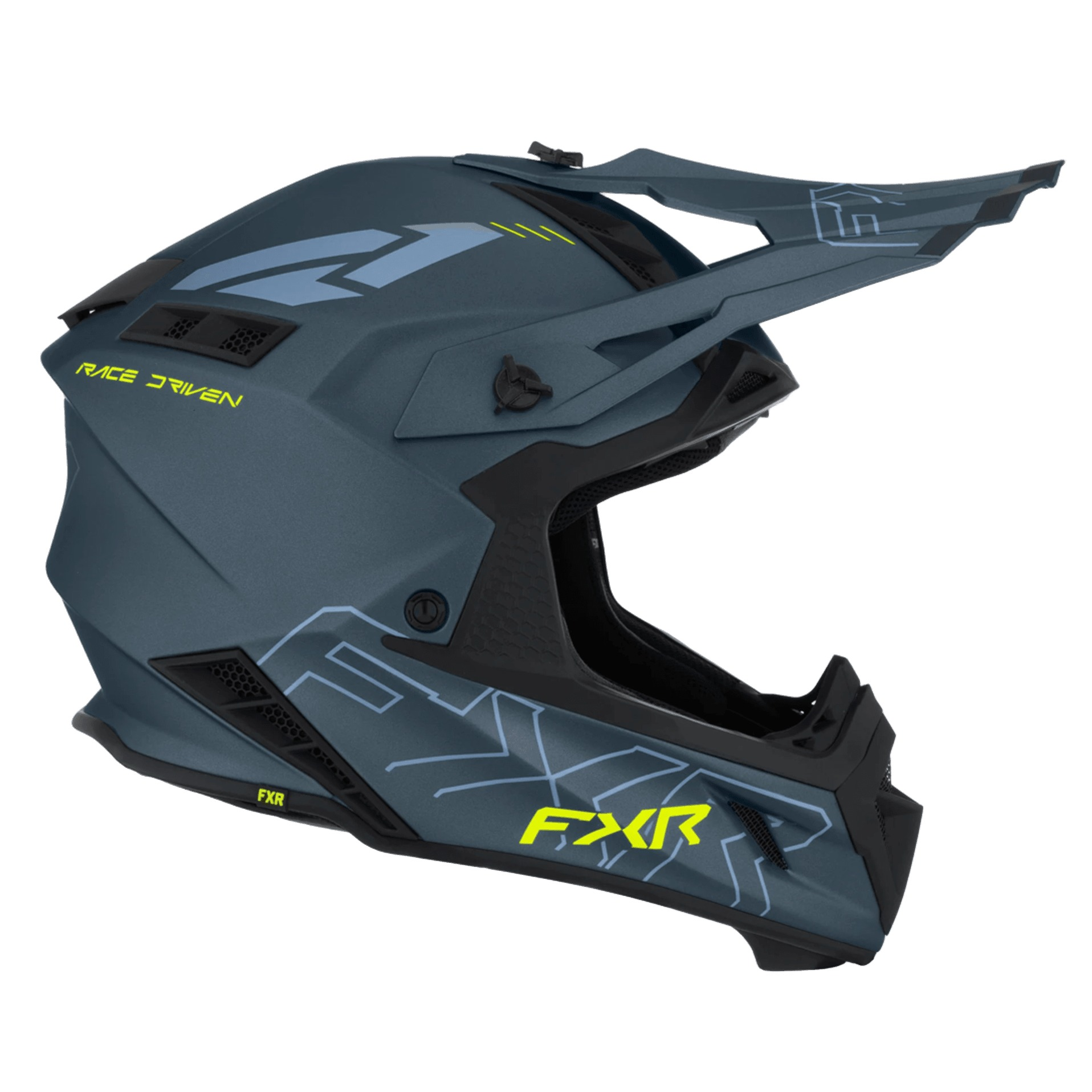 Шлем FXR Helium Prime, Dark Steel/Hi-Vis, 2025