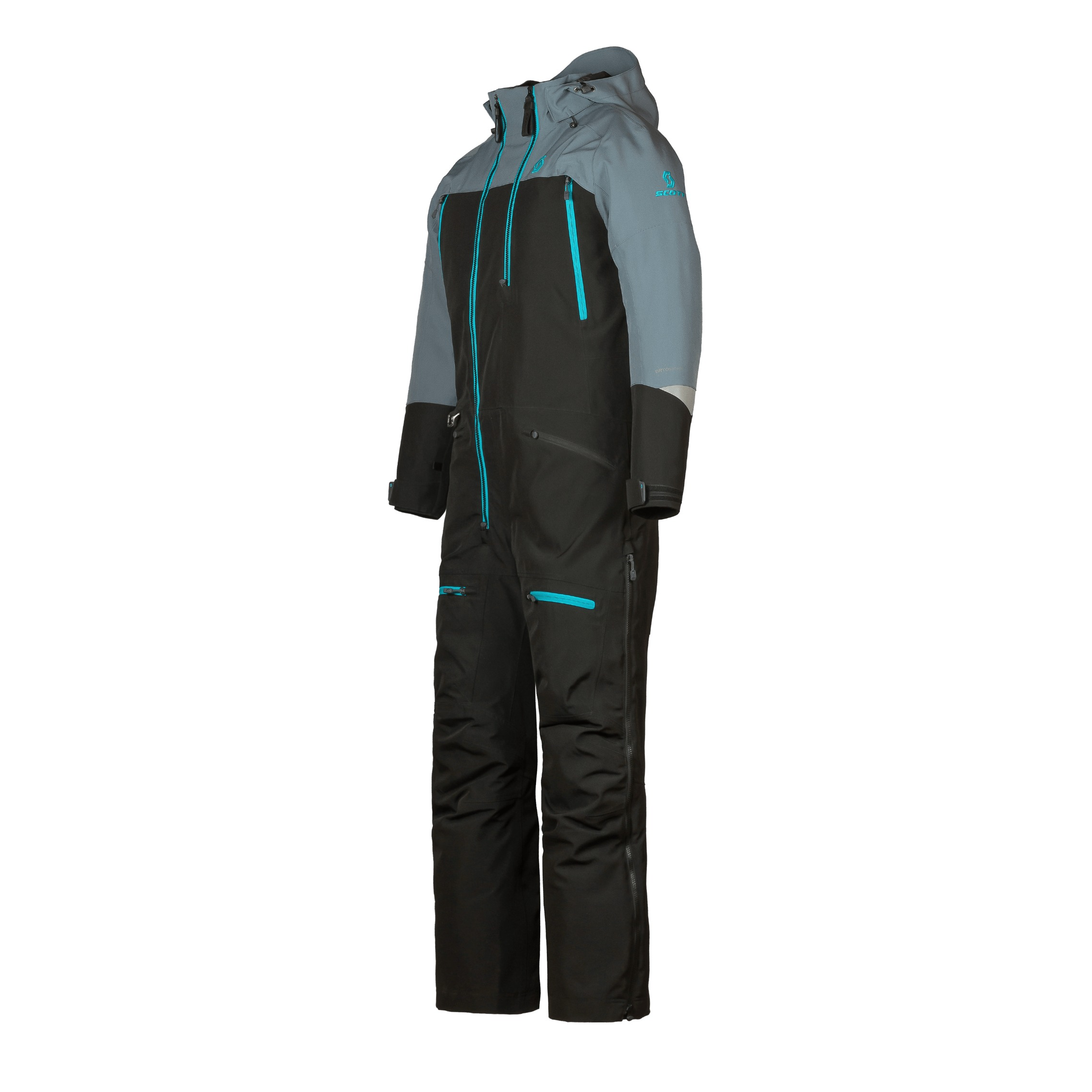 Комбинезон женский утепленный SCOTT Roop Dryo, Black/Breeze Blue, 2024 ...