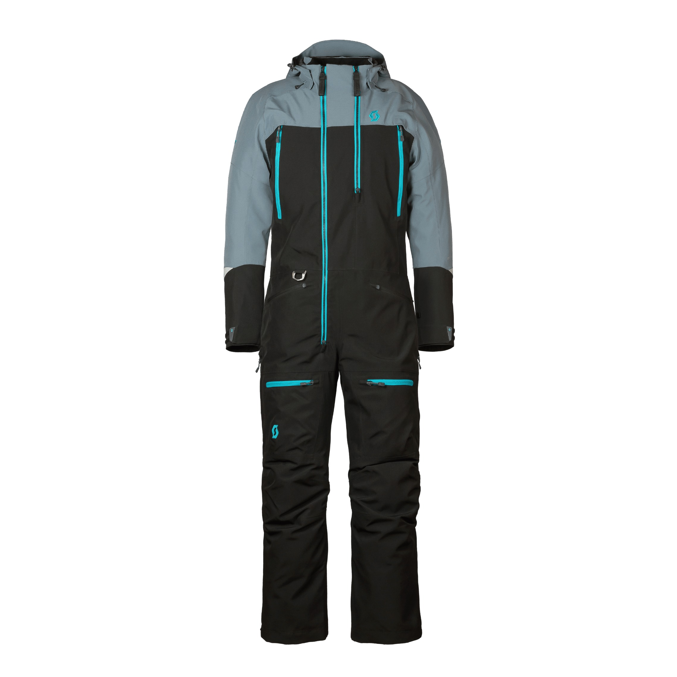 Комбинезон женский утепленный SCOTT Roop Dryo, Black/Breeze Blue, 2024 ...